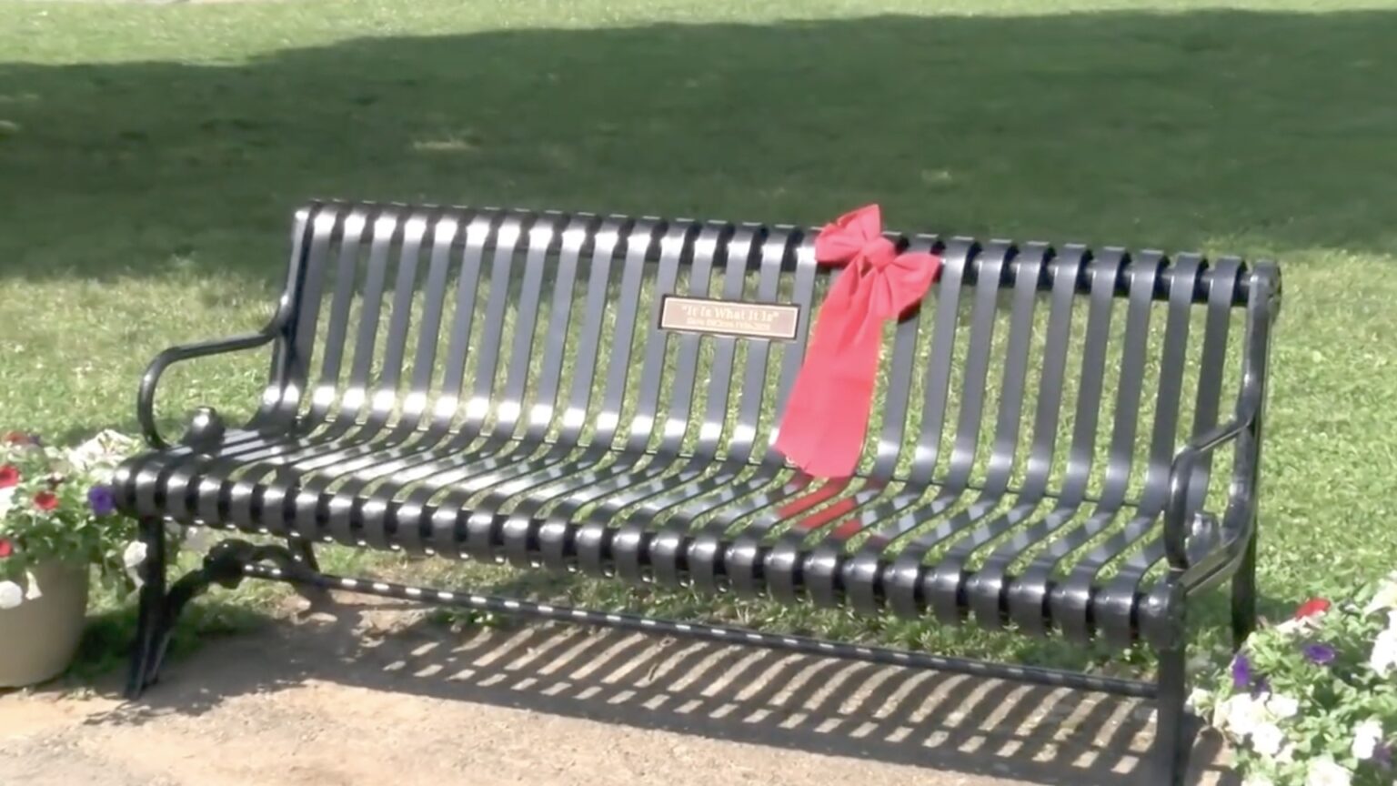 Dedicating the DiCicco Bench – Needham Local